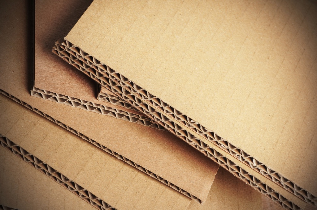 carton ondulé gros plan, matériaux d'emballage - Impression en ligne.fr